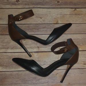 Coach Shoes | Color Block Nudeblack Heels | Poshmark